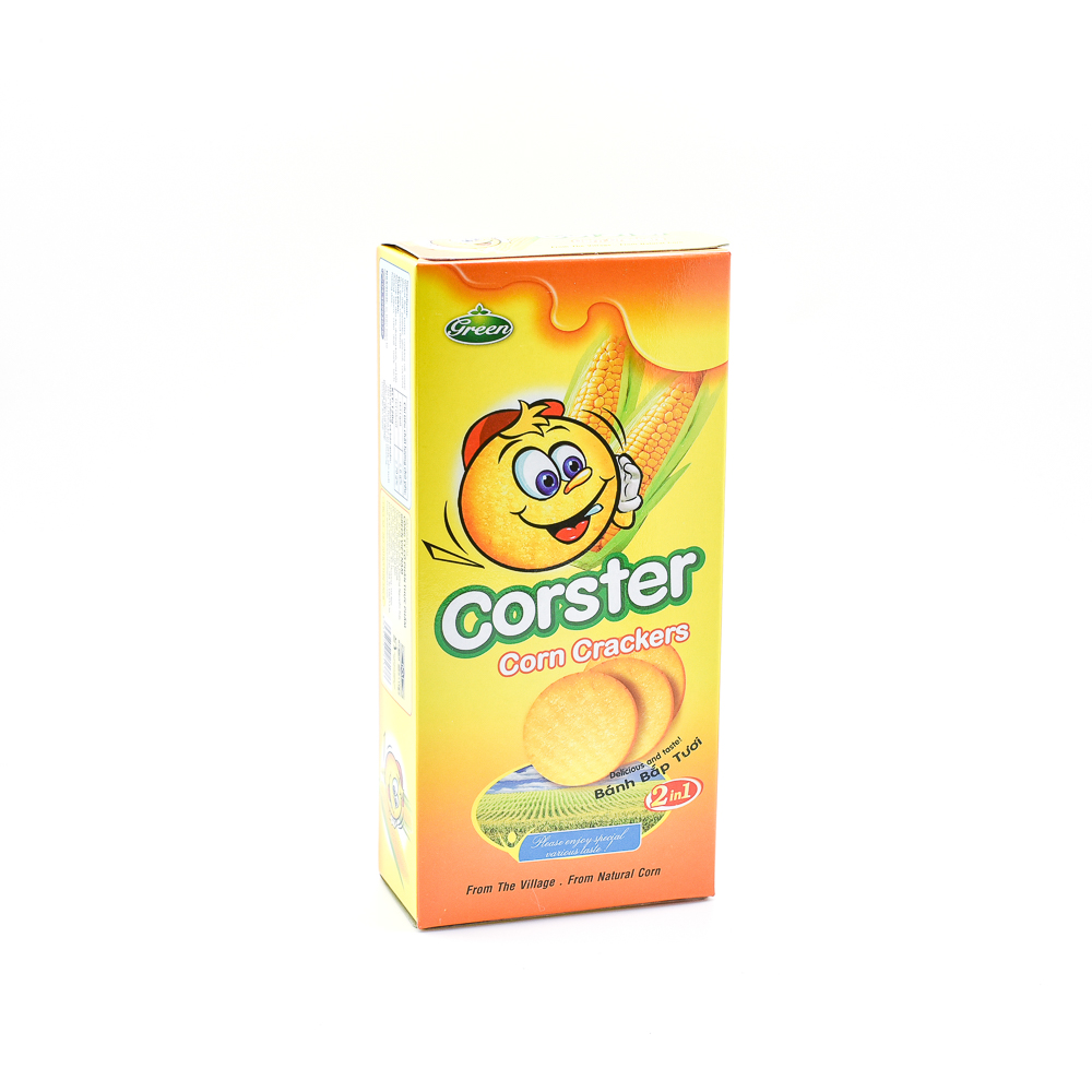 Corn Cracker Box 120g | Công Ty Cổ Phần Thực Phẩm Green Việt Nam